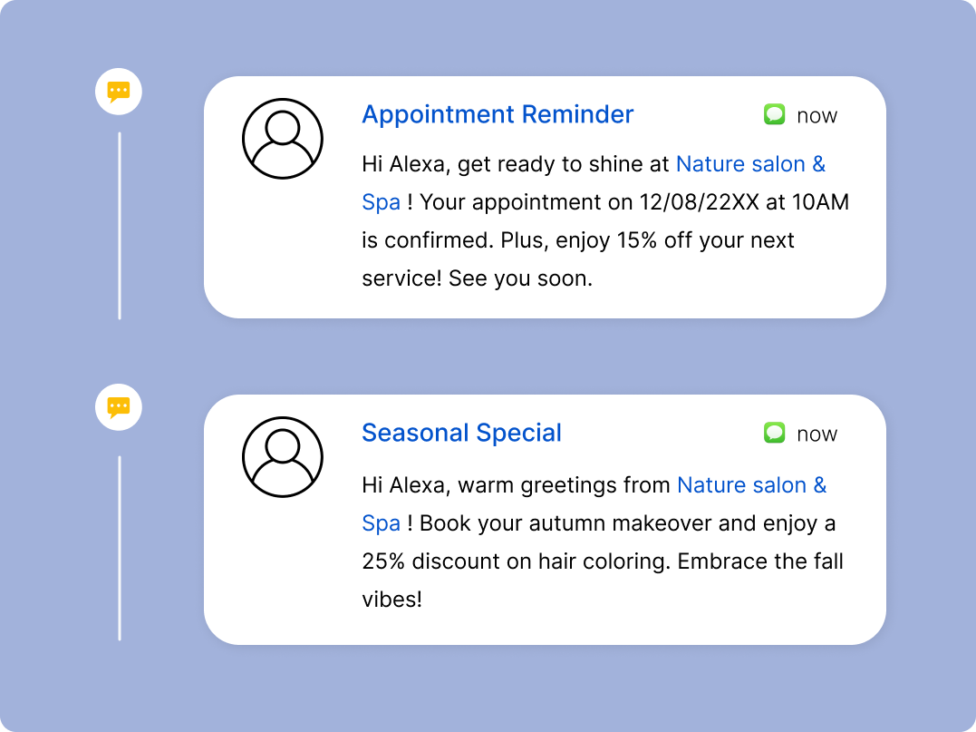 spa text messages - Miosalon Blog | Get better at your Salon Business