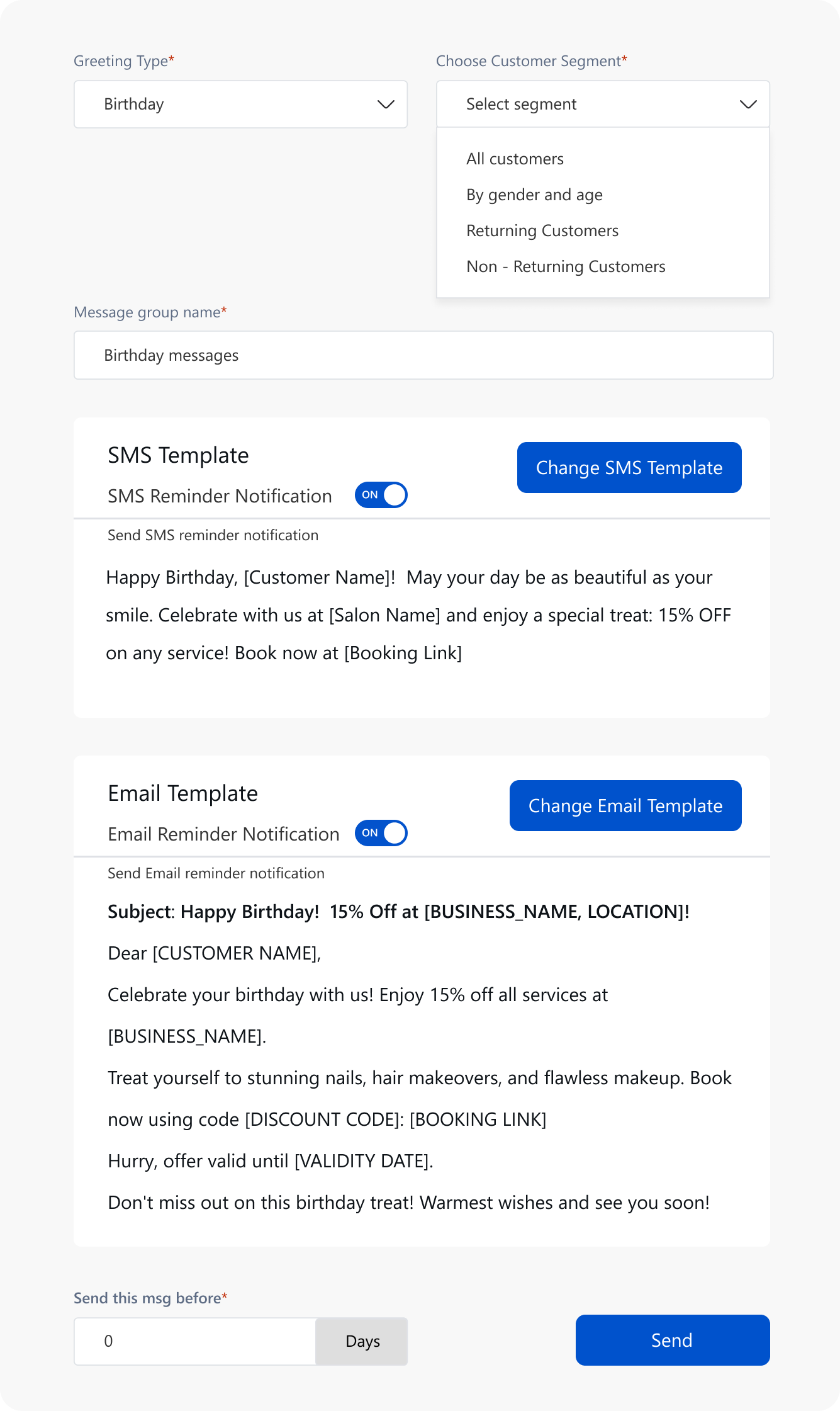 9 Client Text Messages you must automate on your Salon Software